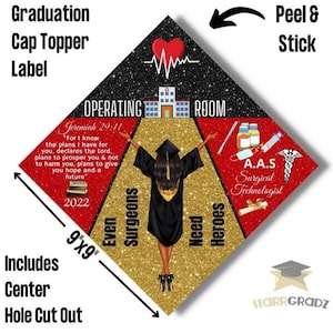 Graduation Cap Topper Label/ Teacher - Etsy