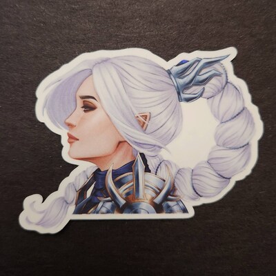 Baldurs Gate 3 BG3 Shadowheart Print or Sticker - Etsy