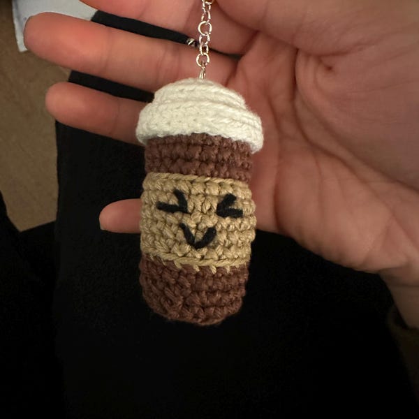 Coffee Cup Keychain Crochet Pattern - Etsy