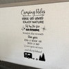 Camping Rules Rv Camper Decal, Custom Rv Decal, Custom Camper Decal ...