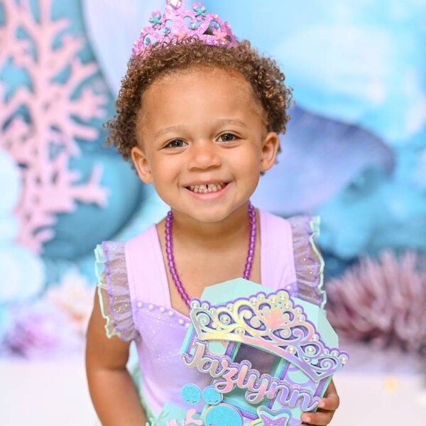 Mermaid Theme 3d Numbers, Table Centerpiece and Party Decorations, 10 ...