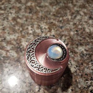 Mini Amethyst Triple Moon Grinder Aluminium Herb Tobacco | Etsy