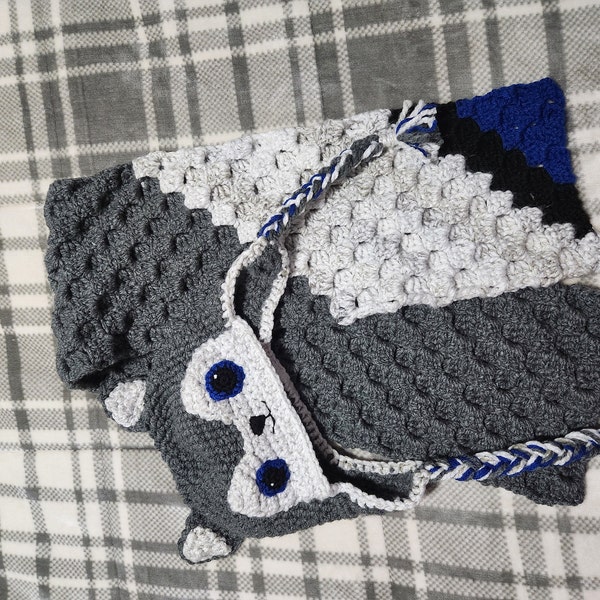 Wolf Earflap Hat CROCHET PATTERN Instant Download - Etsy