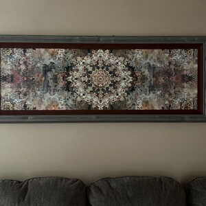 Mid Century Modern Panoramic Print, Modern Horizontal Wall Art Print ...