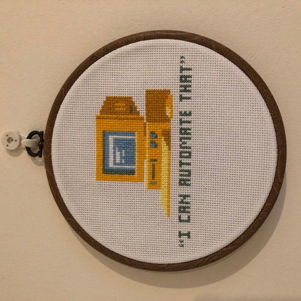 I Can Automate That Cross Stitch Pattern / Programmer Cross Stitch / Software Developer Cross ...