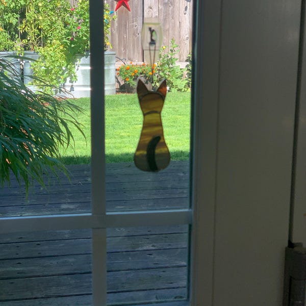 Small Stained-glass Dog, Yellow Lab - Etsy