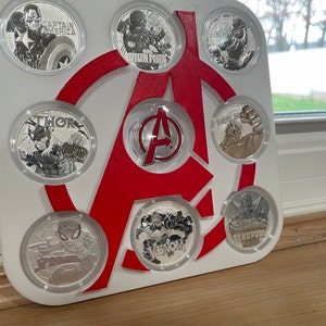 Marvel Coin Collection Display L Perth Mint Marvel Series Coin Holder L ...
