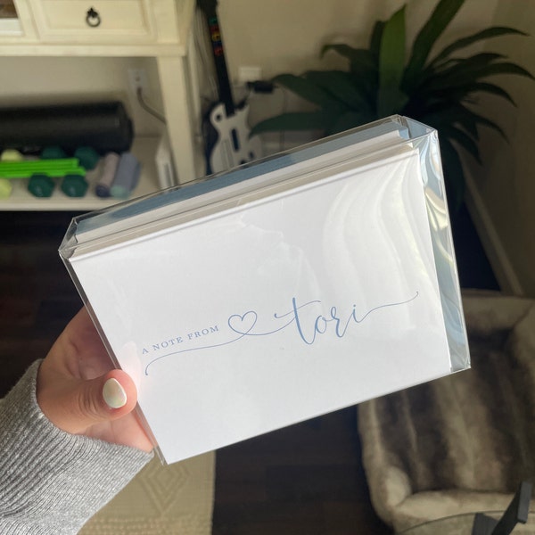 Note Cards With Envelopes Set for Women, Set of 10 Folded Stationery ...