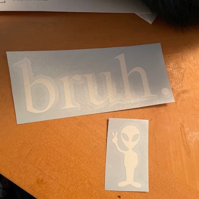 Bruh Sticker / Bruh Decal / Funny Decal / Funny Sticker / Car Decal ...