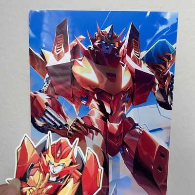 Rodimus Transformers MTMTE Print - Etsy