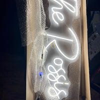 Custom Last Name Neon Sign Wedding Neon Sign Wedding Decor Family Name ...