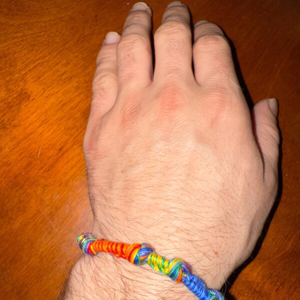 YHWH Bracelet, Pictograph Hebrew Behold Nail Behold Hand COTTON ...