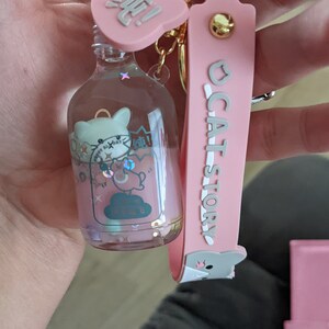 Astronaut Liquid Keychain Boba Keychain Quicksand Keychain - Etsy