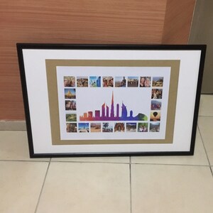 Downloadable Photo Map Collage, Custom Design, Outline Map, Photo ...