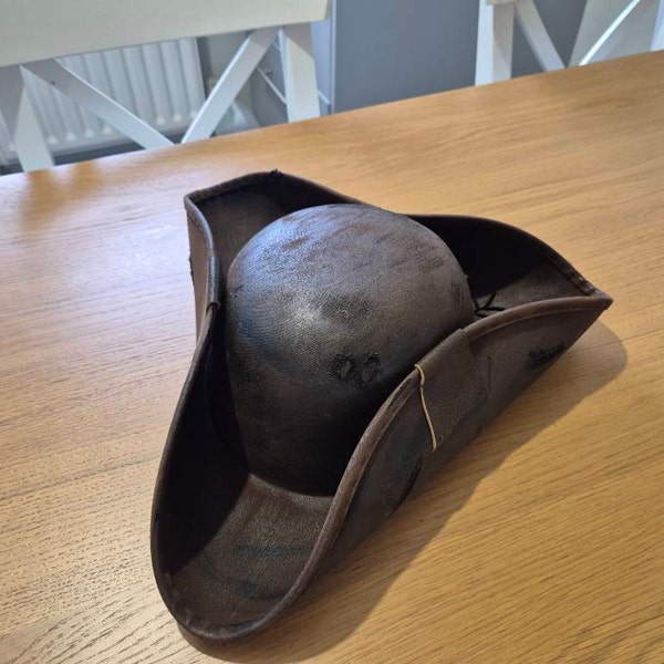 Dark Brown Distressed Pirate Tricorne Hat, Brixham, Hastings N ...