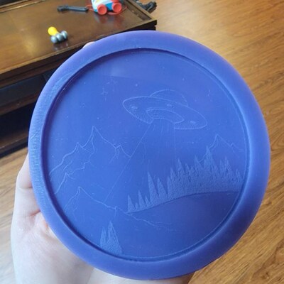 Alien Adaption Coaster Ufo Flying Saucer DIY 4.5 Inch 3/16 Inch Thick 4 ...