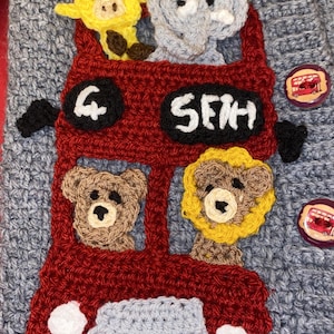 London Bus Applique Crochet Pattern Instant Pdf Download - Etsy UK