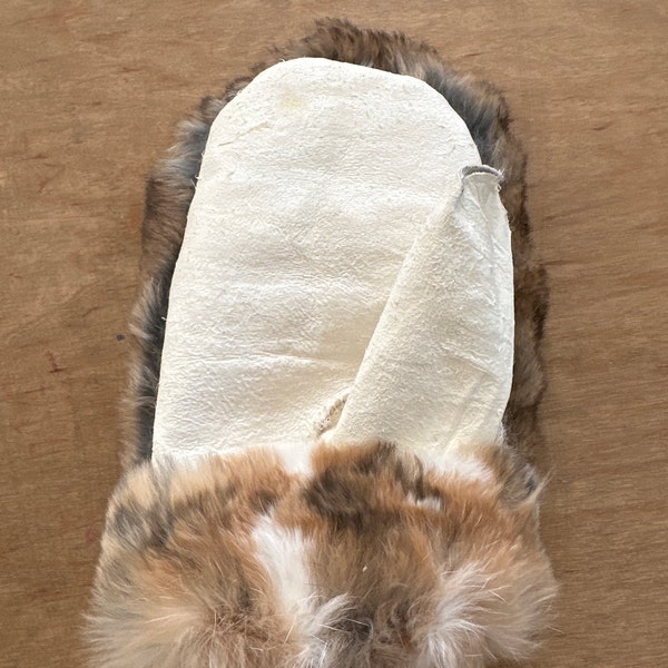 DIY Style Sheepskin Mitten Patterns Leathercraft Kit Patterns and ...