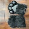 Fursuit Puffy Hand Paw Custom Any Color, Cute Fluffy Furry Hand Paws ...