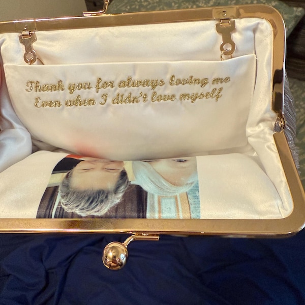 TOP UP - the Original Personalized Photo Clutch, Wedding Gift for ...