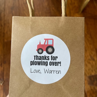 Red Tractor Stickers First Birthday Farm Theme Farm - Etsy