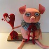 Pig Epattern-primitive Pig Cloth Doll Craft Digital Download Sewing ...