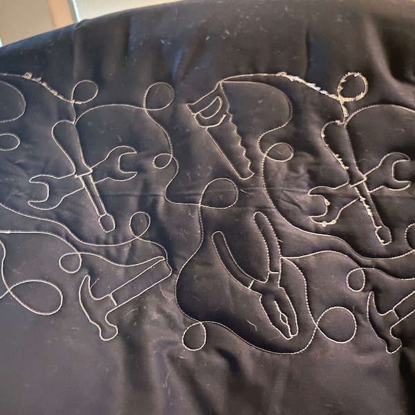 Music Quilting Embroidery Design. Music Notes Quilt Block Embroidery ...