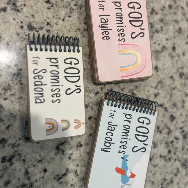 Personalized Promise Book for Baby Baptism - Goddaughter Gift From ...