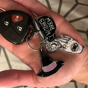 Pastel Goth Alien Acrylic Charms Spooky Creative Charms - Etsy