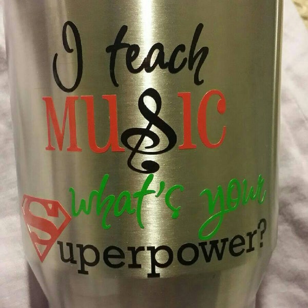 I Teach Music, Whats Your Superpower. Instant Digital Download SVG Cut ...