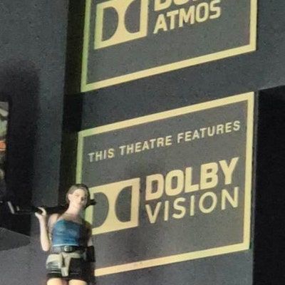 Dolby Atmos Home Theatre Signs Signage Cinema Decor Laser Router Gold ...