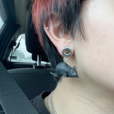 White Non-flare Acrylic Ear Plugs Stretchers Gauges Pair/kit 14g 12g ...