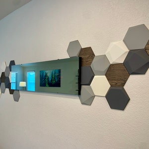DECORATIVE AESTHETIC Sound Diffuser Wall Soundproofing Hexagon ...