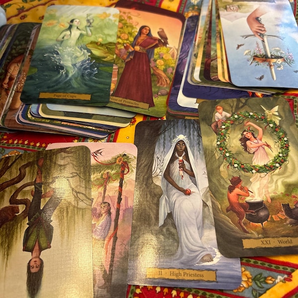 Archeon Tarot Deck Cards Set Oracle Card Booklet Kit Magick Magic Pagan ...