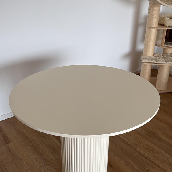 Side Table | Fluted Table | Round Fluted Table | Flower Stand | Small ...