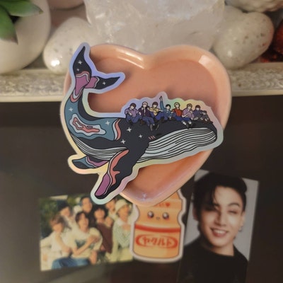BTS Whalien 52 Holographic Sticker BTS Sticker Bangtan - Etsy