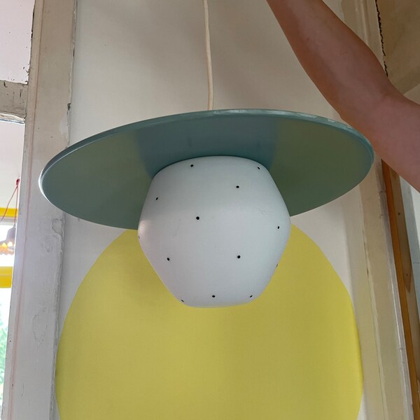 Pair of White Vintage Ikea coda Table Lamps / Bedside Lamps From the ...