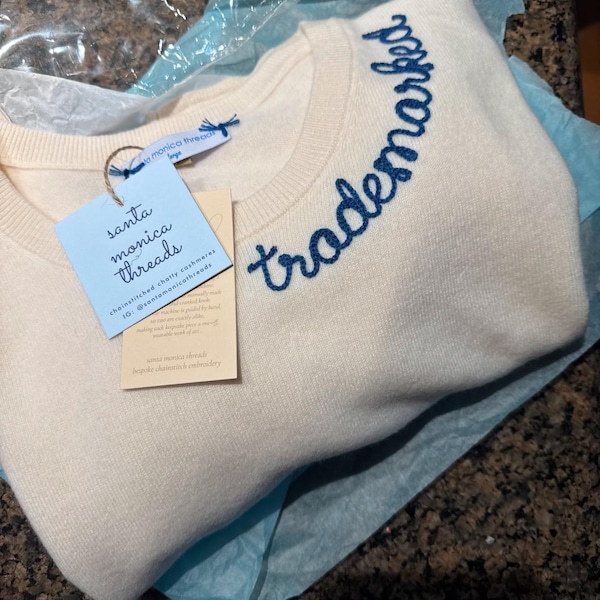 I Can't I've Got Mahj Embroidered CASHMERE Sweater, Mahjong Player ...