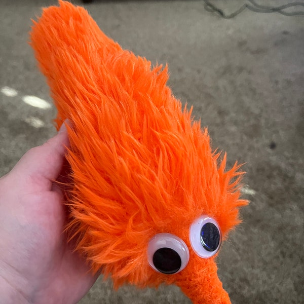 Fluffy Worm on a String Plushies - Etsy