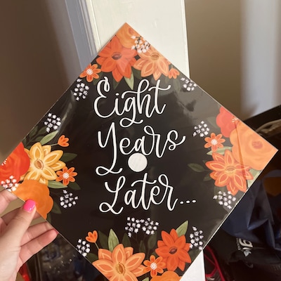 Personalized Grad Cap Topper Graduation Gift Tassel Custom Quote Grad ...