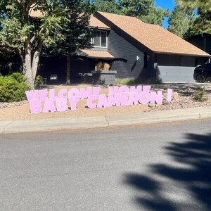 17 Customizable Letter Lawn Letters With Stakes Sans - Etsy