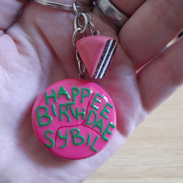 Duck With Bread Keychain, Cute Polymer Clay Figurine, Polymer Clay Duck ...