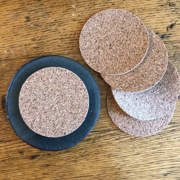 Natural Unvarnished Cork Crafting Discs - Etsy