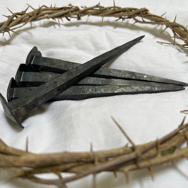 Hand Forged Crucifixion Nails - Etsy