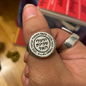 Ten Commandments Ring 14k Yellow Gold Men's Ring - Etsy