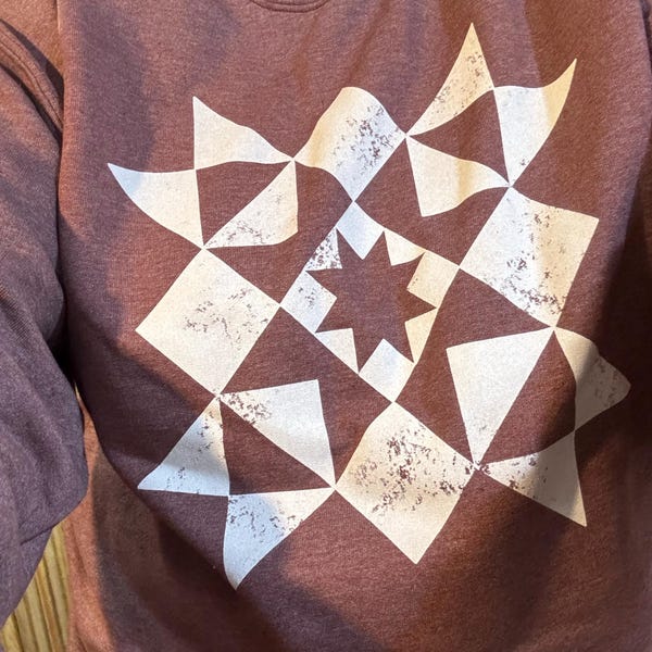 Long Sleeve Quilt Block Shirt for Quilters, Colorful Quilt Block T ...