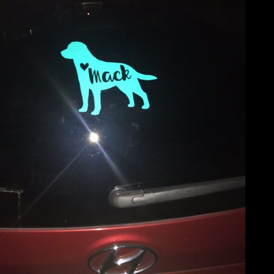 Personalized Lab Decal Labrador Vinyl Sticker for Cars, Tumblers ...