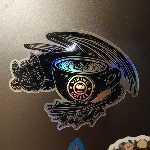 How to Train Your Dragon Holographic Sticker | Toothless | Night Fury ...