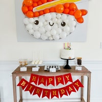 DIY Dumpling Balloons, Dumpling Birthday Theme, Dumpling Theme Baby ...