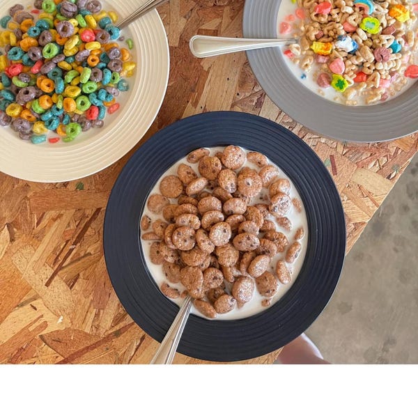 Hanging Faux Food Cereal Wall Art Decor Bespoke Lucky Charms Fruit ...